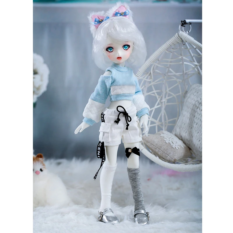 SQ Lab Moe Chibi 1/6 BJD SD Resin Model Baby Girls Boys Dolls Free Eyes ...