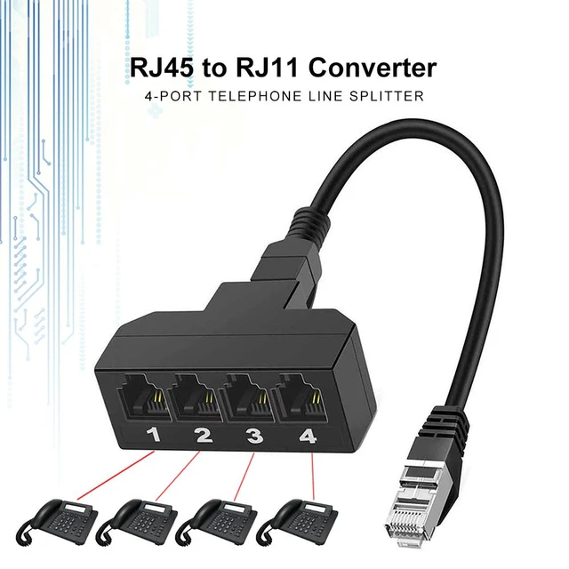 Ethernet Splitter Adapter Network Connector Extender Lan, 43% OFF