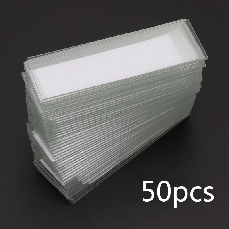 50Pcs 1mm Thickness Cavity Glass Coverslips Single Concave Microscope ...