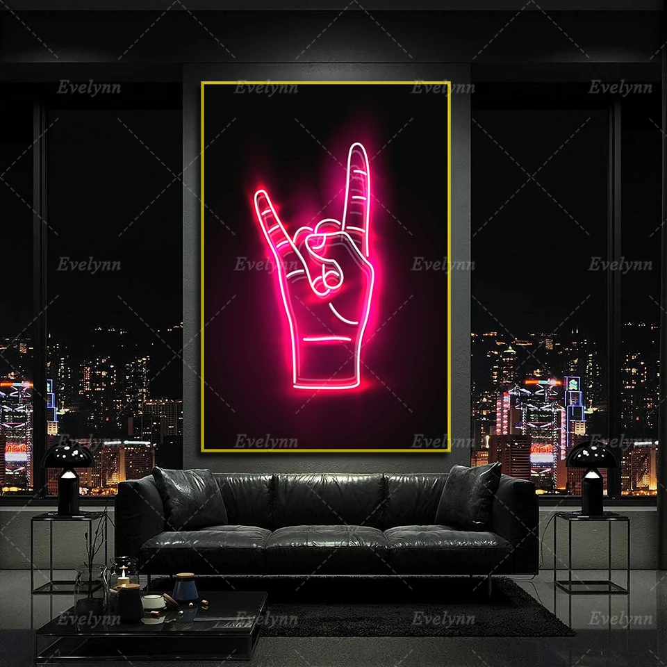 Neon Light Posters