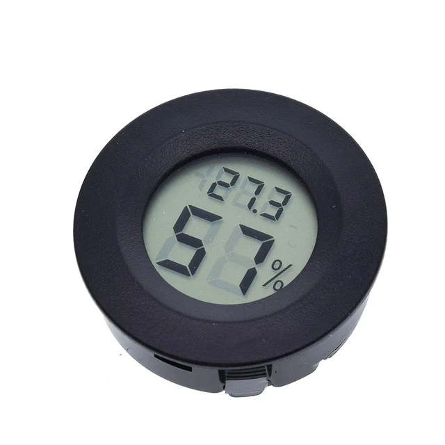 Mini LCD Digital Thermometer Hygrometer Fridge Freezer Temperature ...