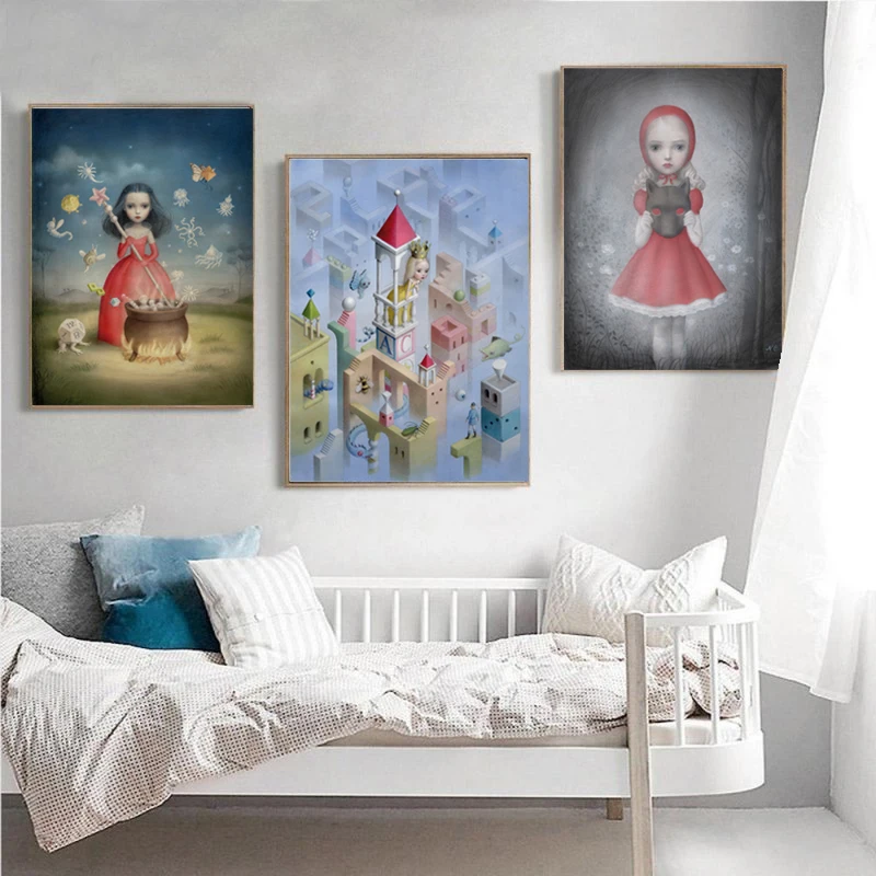 Nicoletta Ceccoli Painting Technique