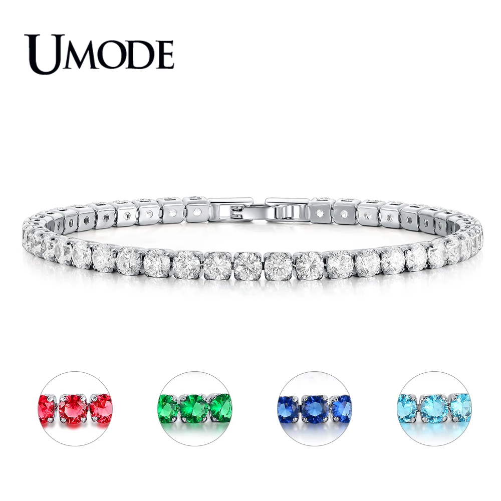 UMODE pulsera de tenis de circonia cúbica para hombre y mujer ...