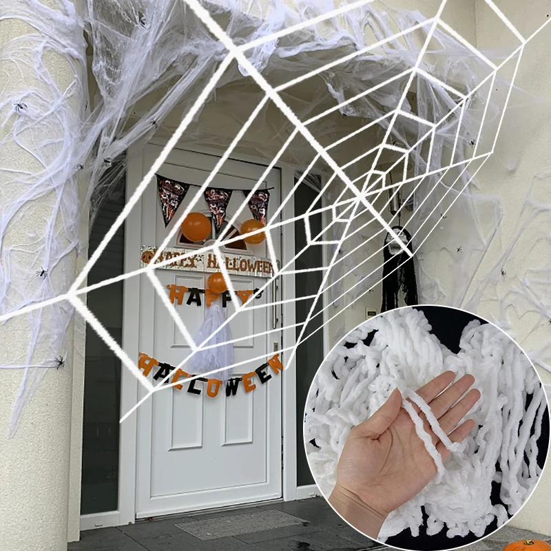 Halloween Cobweb Decorations