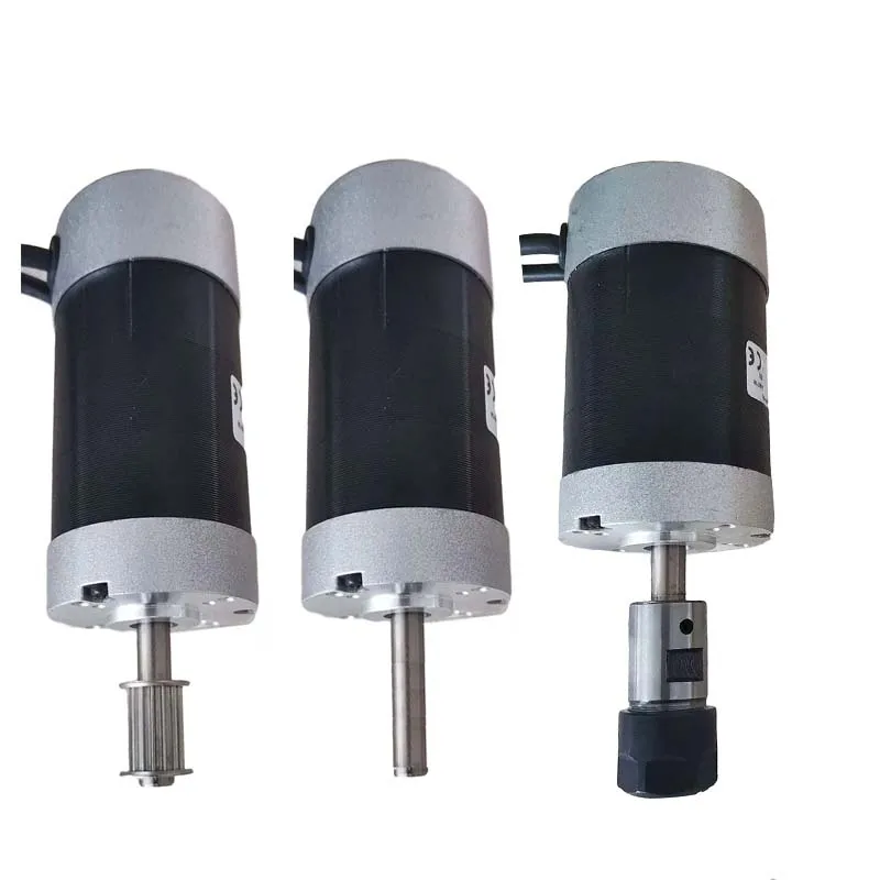 48V 200W/0.2KW /ER16 Brushless DC Spindle Motor/200W Optical Axis ...