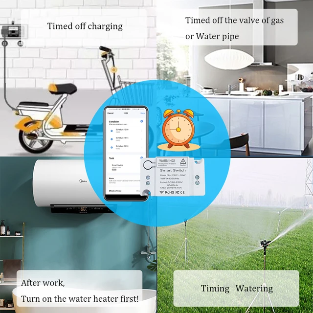 Tuya Wifi Kapcsoló Intelligens Otthoni Nyomógomb -Kapcsoló Fal Vezeték ...