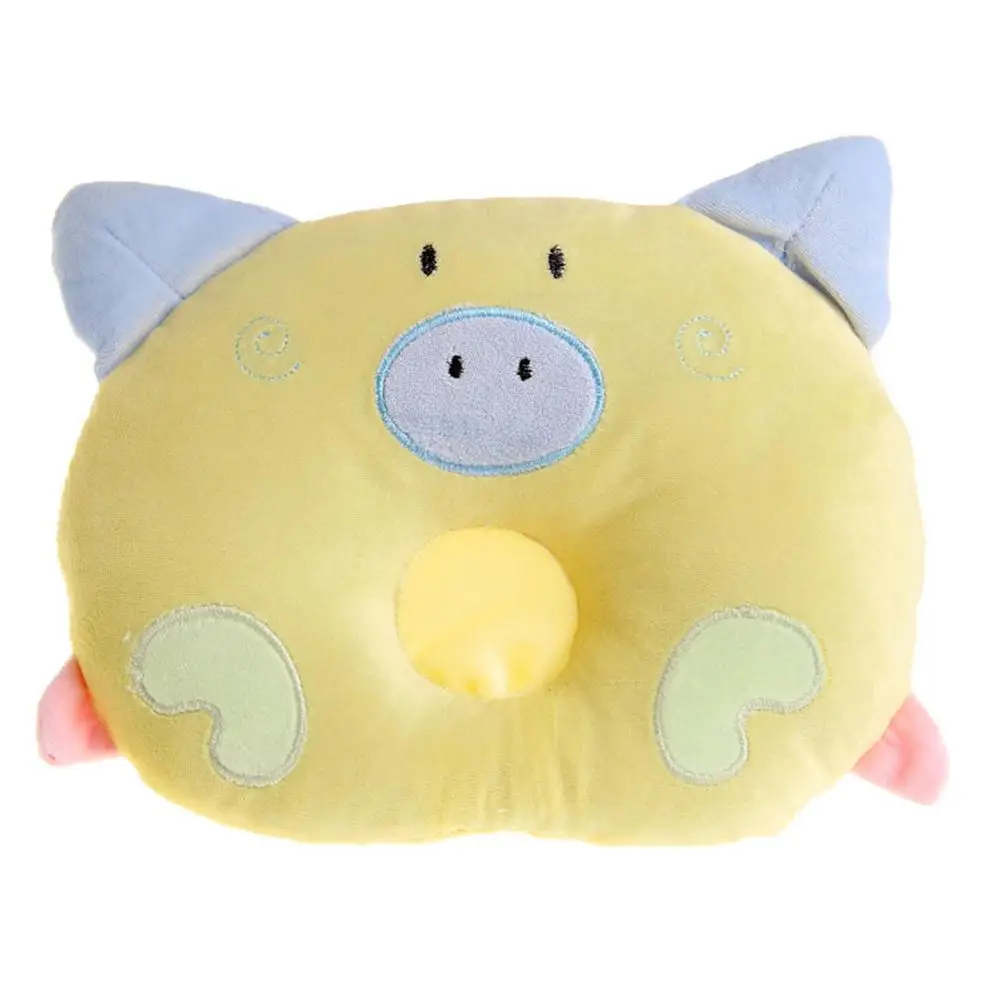 Newborn Baby Positioning Pillow Pig Pattern Velvet Infant Pillow Flat ...