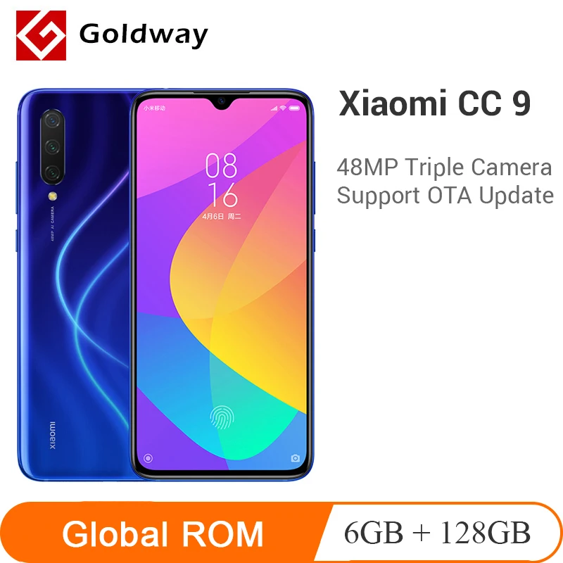 Rom global xiao mi cc9 cc 9 6 gb 128 gb smartphone snapdragon 710 octa núcleo 48mp + 32mp câmera ...