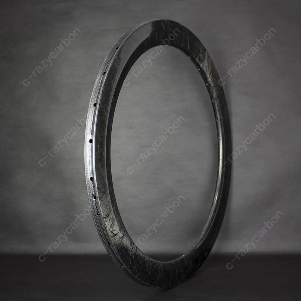 Road Bicycle Disc Brake Marble Finish Track Fixed Gear Rims 700c Carbon ...