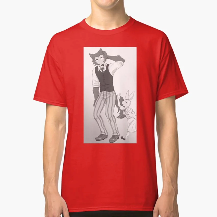 Beastars t shirt beastars legosi haru manga anime black and white comic ...
