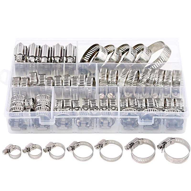 60-Piece-Hose-Clamp-Set-8-38-mm-Pipe-Clamps-Made-of-201-Stainless-Steel ...