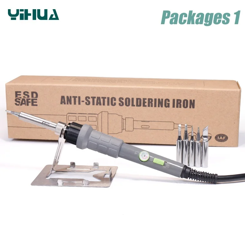 110V 220V Besi Solder Opsional 60W YIHUA 947-III Kit Besi, 40% OFF