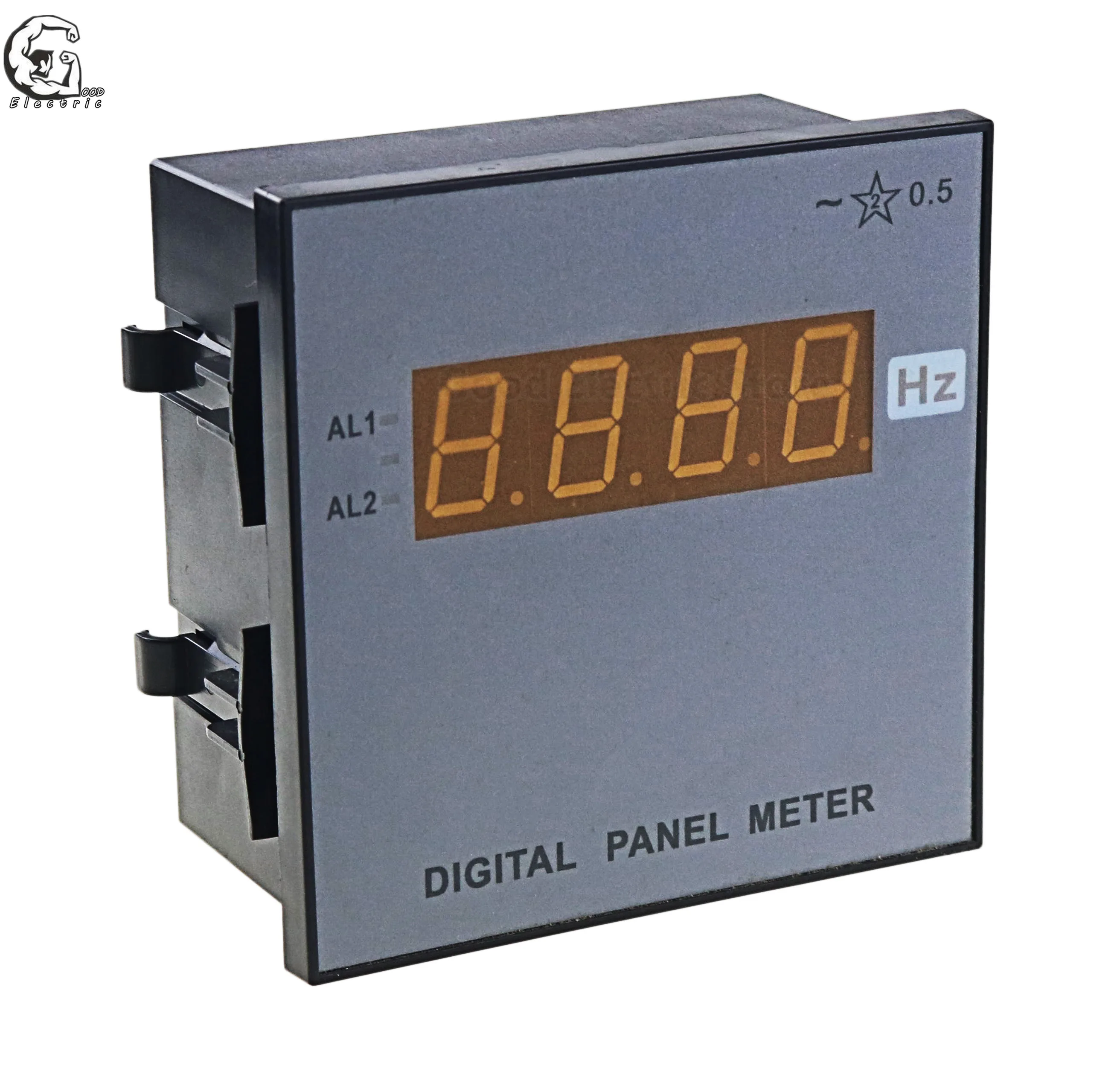 Sx42l6 Ac 380v 50hz 0.5pole Digatal Panel Meter Frequency Meter ...