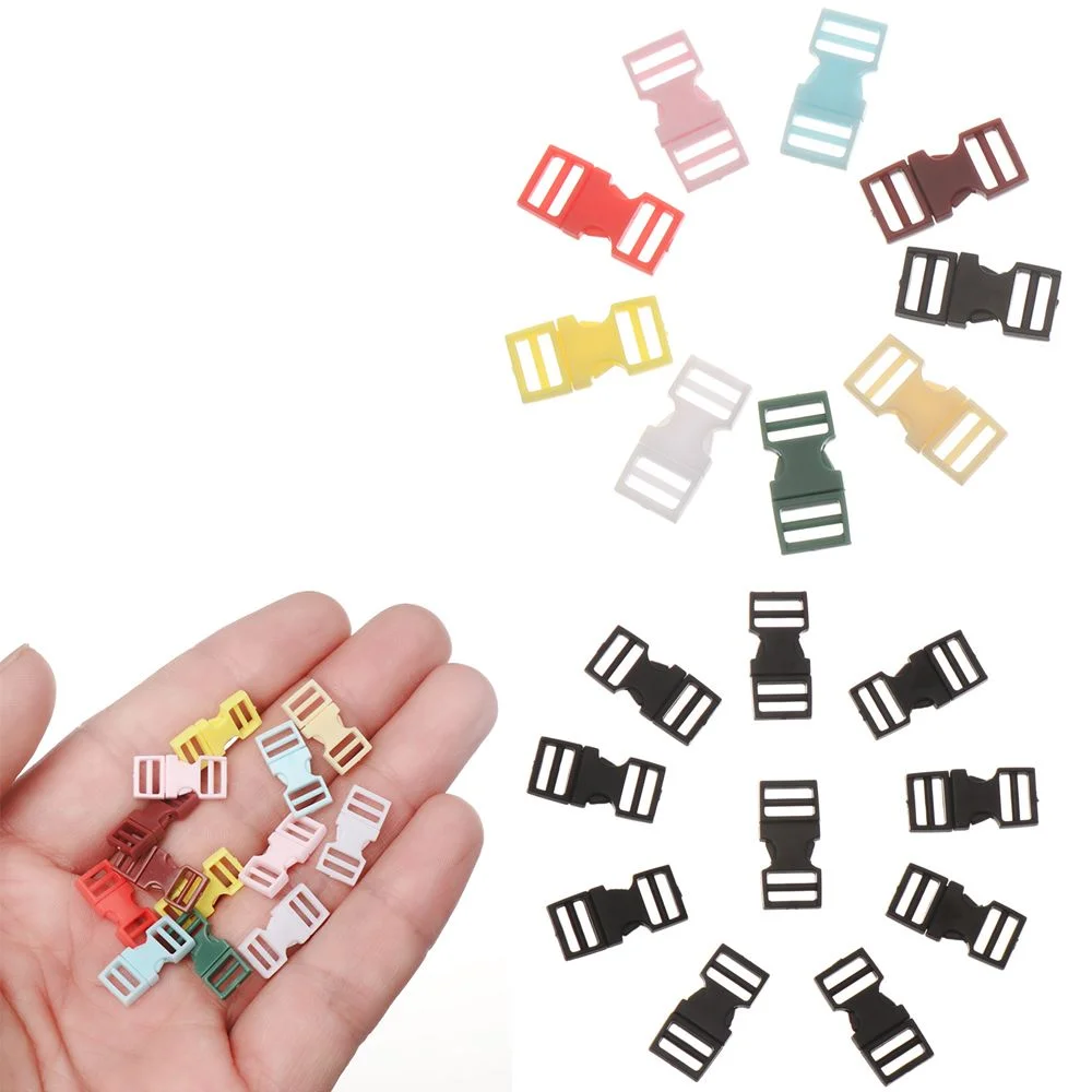 10Pcs Plastic Miniature Backpack Buckle Bracelet Strap Webbing Detach ...
