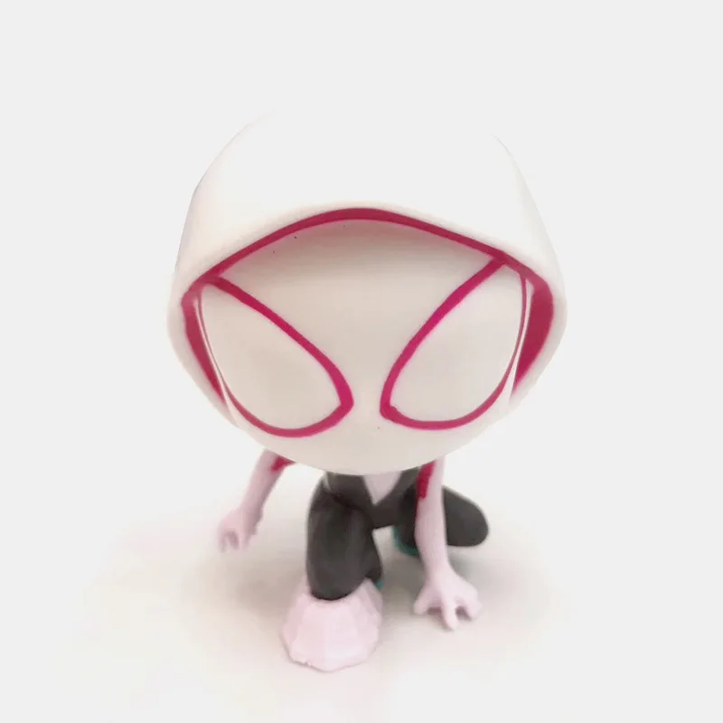 Spider Man Into The Spider Verse Action Figure Q Version Spiderman ...