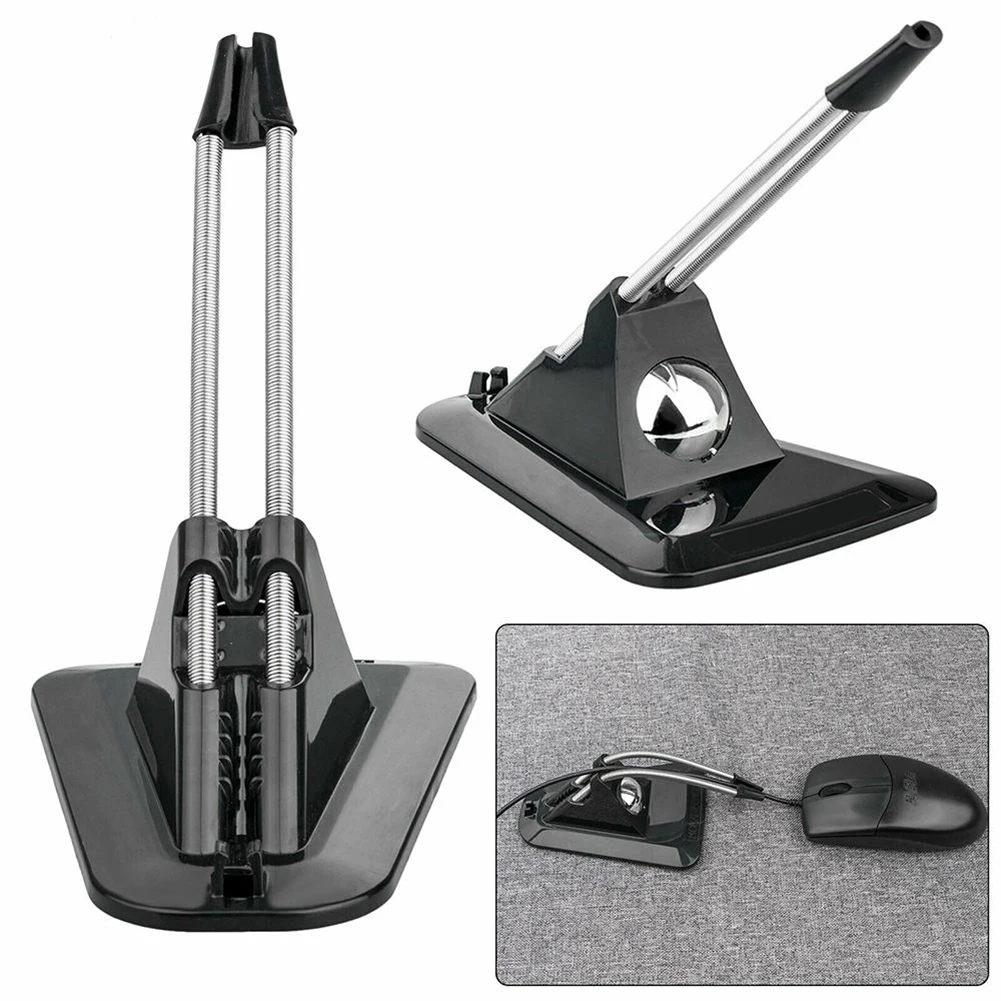 Mouse Cable Holder Flexible Mouse Bungee Cord Clip Wire Organizer Clamp ...