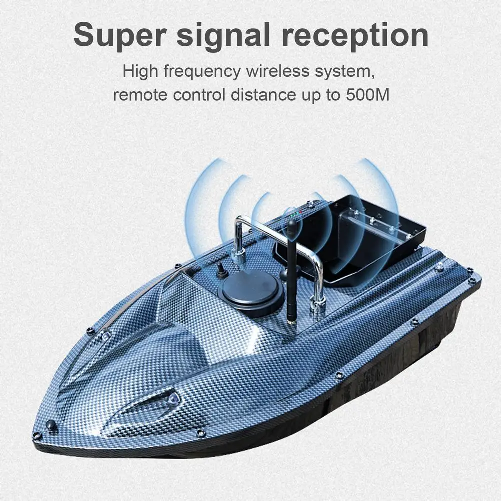 GPS-Fishing-Bait-Boat-500m-Remote-Control-Automatic-Bait-Boat-LCD ...