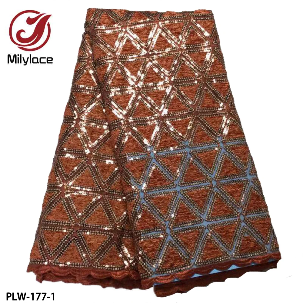 Fabric High Quatily French Lace Fabric Sequins Lace Fabric With Nice ...
