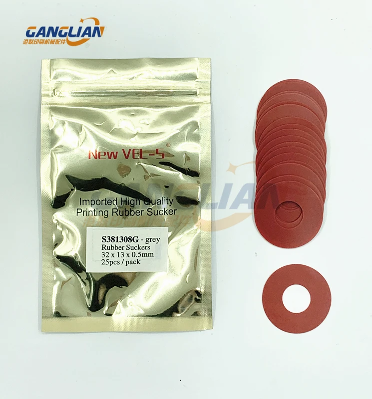1-Pack-25-Pieces-Printing-Machine-Rubber-Sucker-32X13X0-5mm-Heidelberg ...