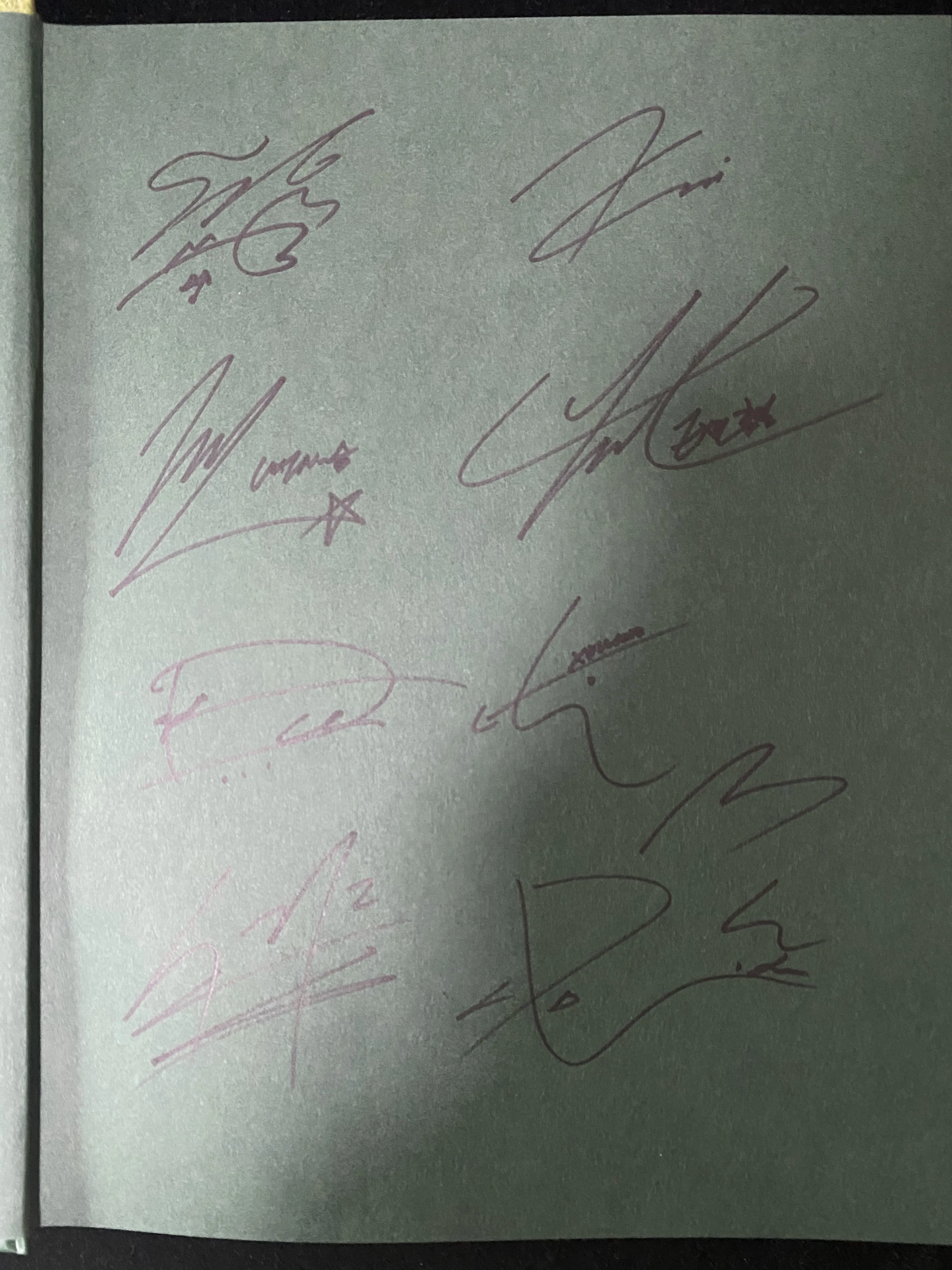 Exo Members Signature