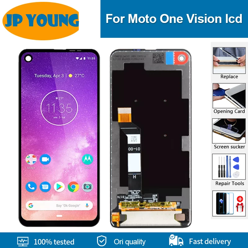 Moto One Vision Original Xt1970 Screen | Display Moto One Vision ...