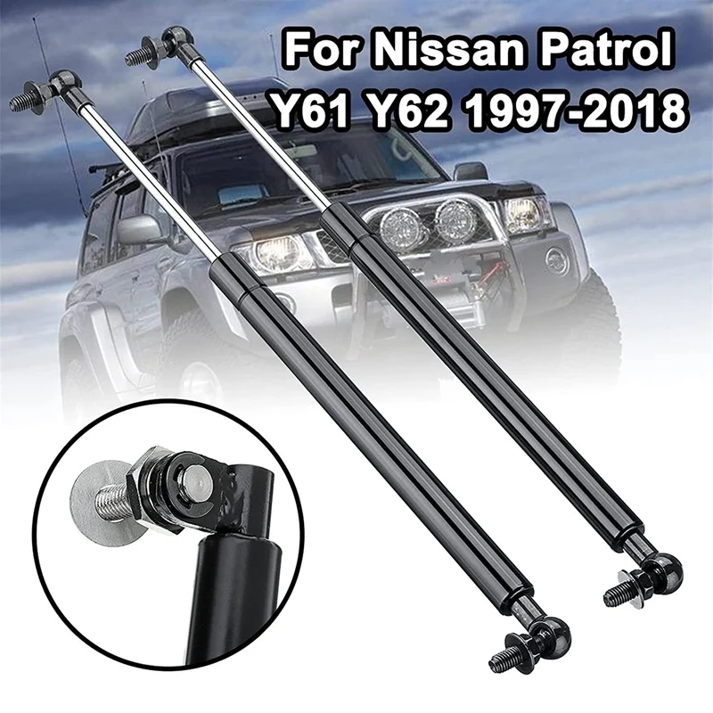 Front Engine Hood Gas Struts Support Bonnet Bar Shock Lift For Nissan ...