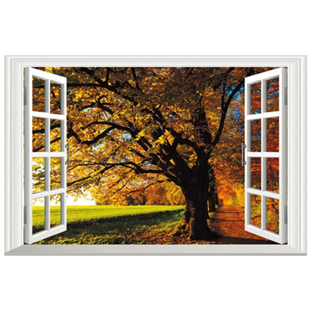 Windows Autumn Trees Wallpaper