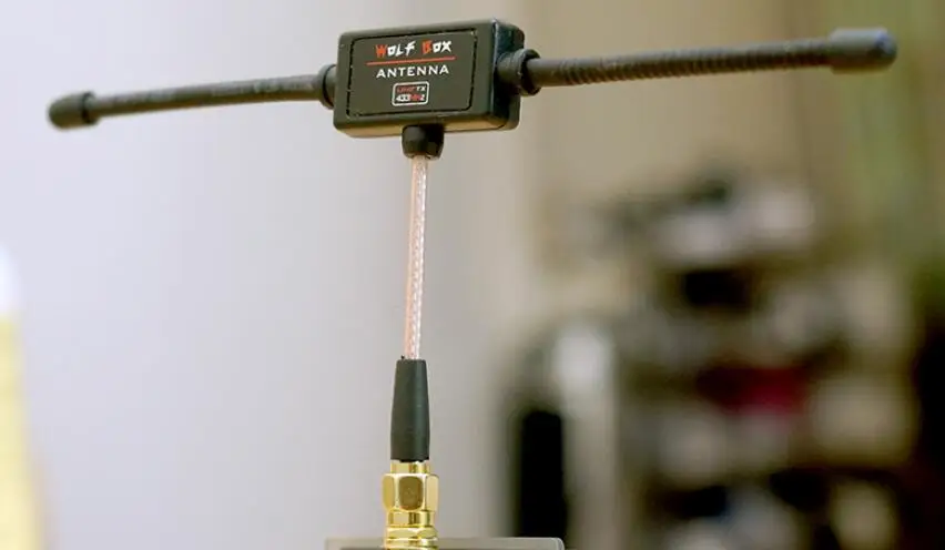 Wolfbox Long Range Uhf 1w 100mw 433mhz Omnidirectional T Type Antenna ...