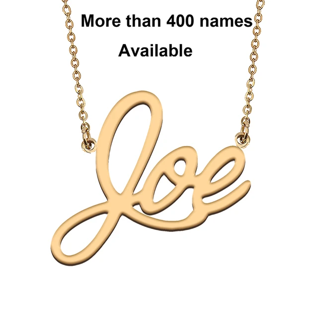 The Name Joe In Cursive