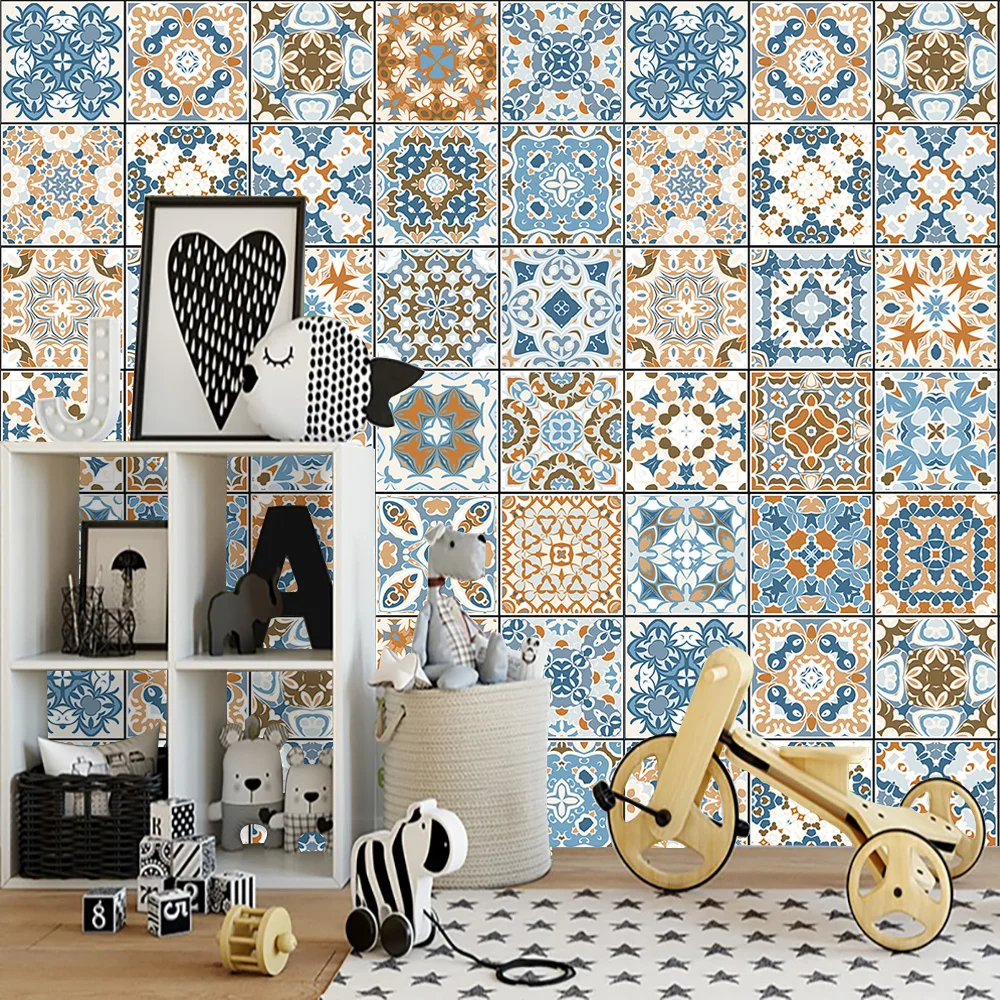 Boho-Style-One-Piece-Tile-Wall-Stickers-Home-Decor-For-Kitchen-Table ...