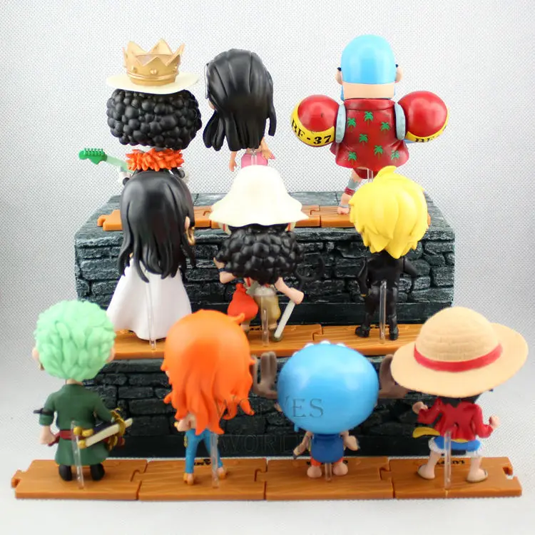 Yaya Anime Cute 10-ONE picec One Piece Cartoon Figure Bag Doll - buy at ...