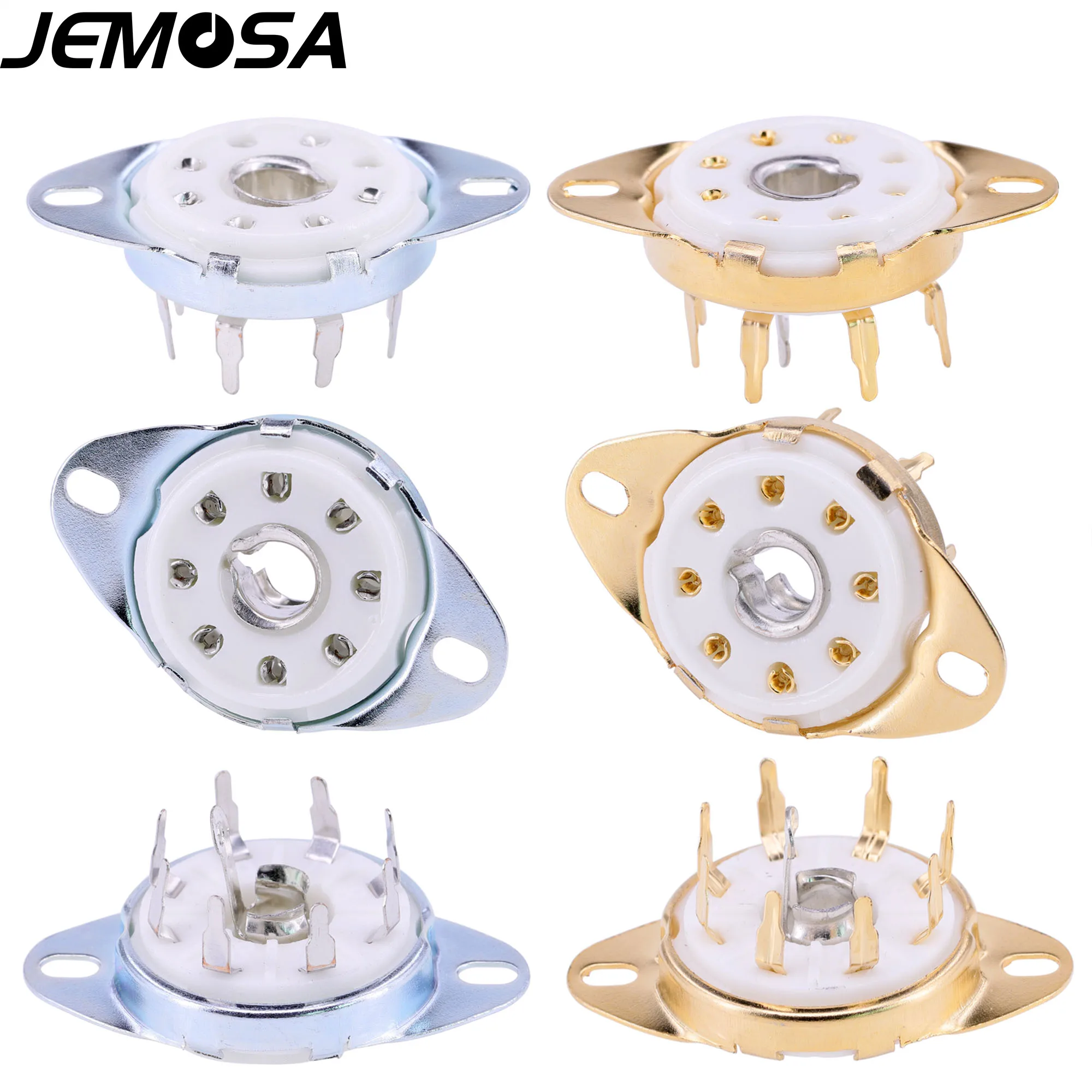 8Pin-Ceramic-Tube-Socket-GZC8-8-Y-PCB-Mount-Electron-Tube-5B254-7N7 ...