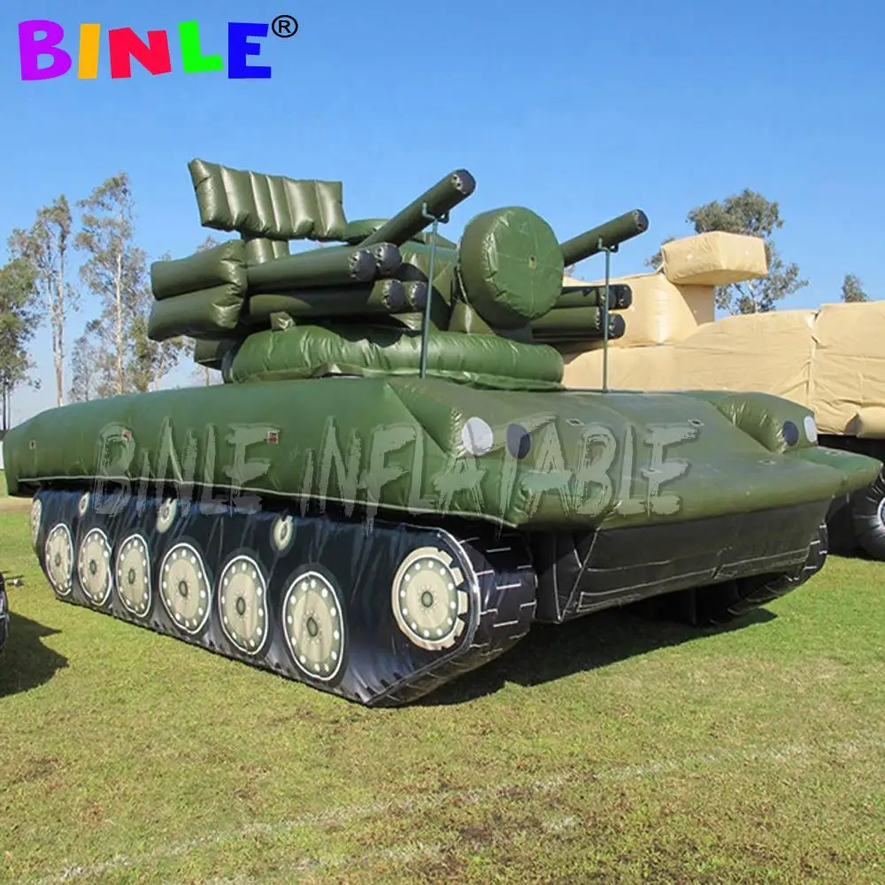 Custom-made Large Inflatable Tank Model For Outdoor Event Decoration ...