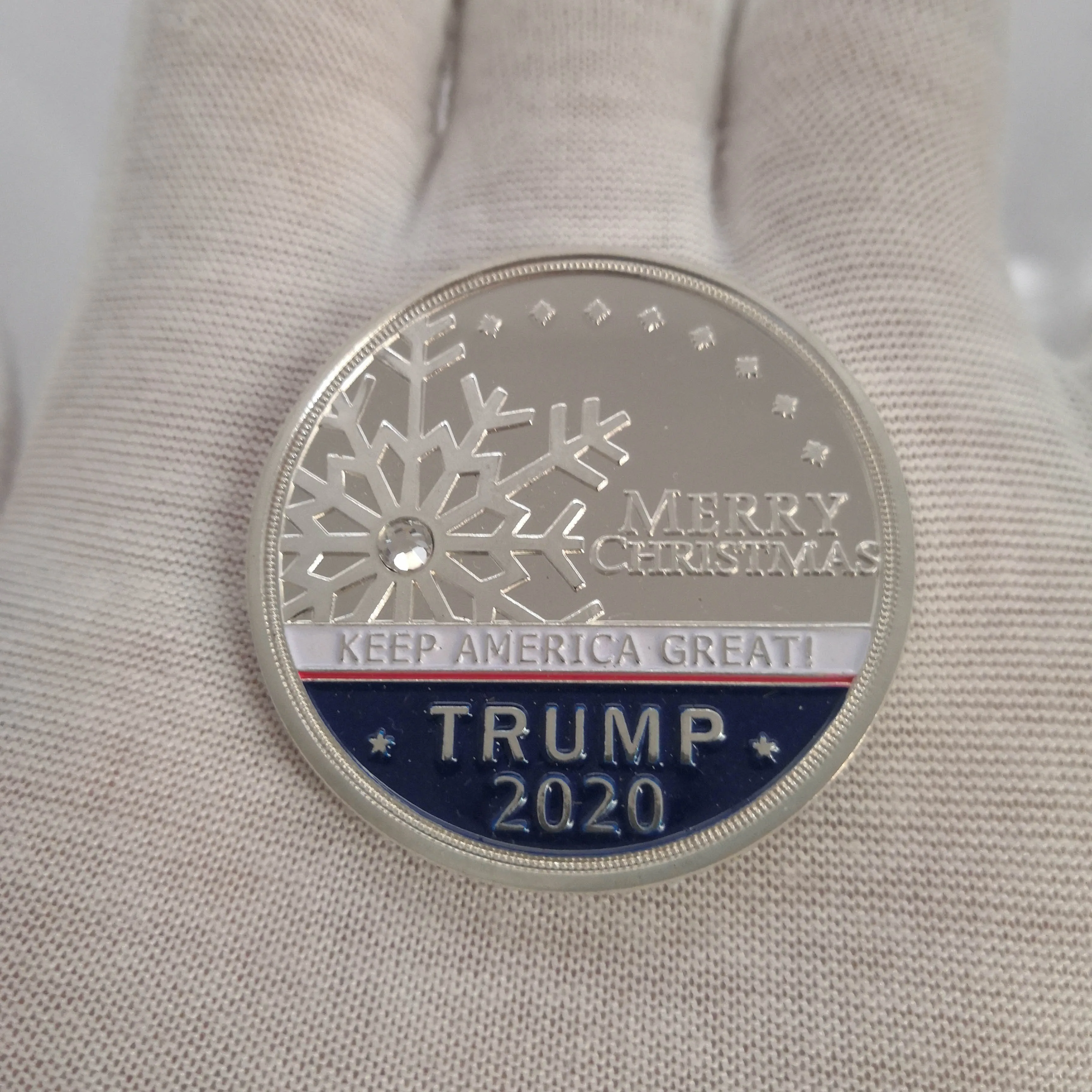 New President Donald Trump Inaugural Silver Plated Coin Commemorative ...