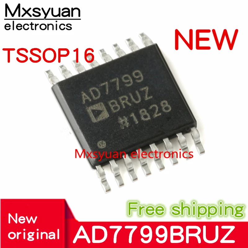 2 uds. 10 Uds./lote AD7799 AD7799BRUZ TSSOP16 nuevo ADC original de 24 bits|Piezas para aire ...
