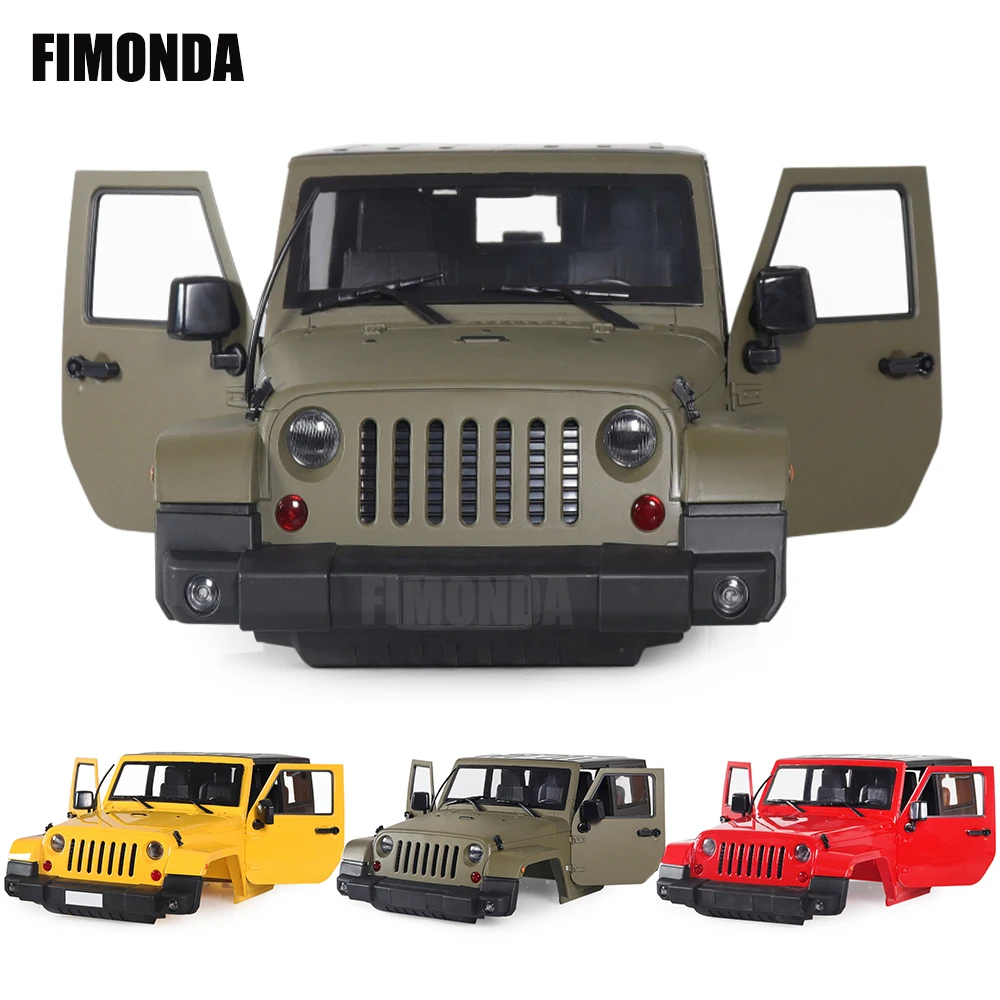 1/10 RC Car Hard Body Shell 275mm Wheelbase Two-Door Rubicon for RC ...