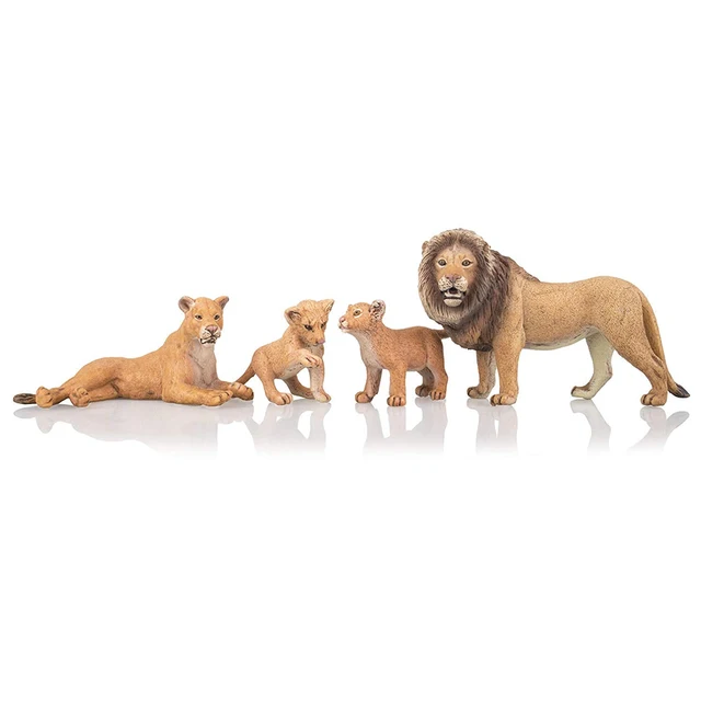 Realistic wild Animals Lion,White Tigers,Leopards,Panther Figurines ...
