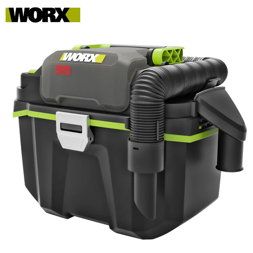 Worx Wu036 20v Vacuum Cleaner Wet And Dry Max 8l Water Absorption 3l 2m Handheld Cordless ...