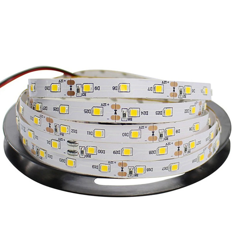 Fita De Luz Led, 12v, Rgb, 2835, Com 60leds, Flexível, Com Diodo, À ...