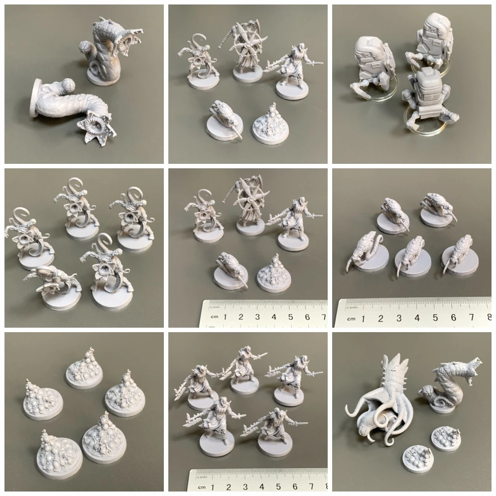 Lot Kickstarter Dungeon Horror Board Game Miniatures Role Playing ...