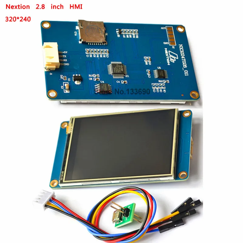 Nextion 3.2 écran LCD HMI Smart 3.2 pouces module LCD TFT Touch Panel ...