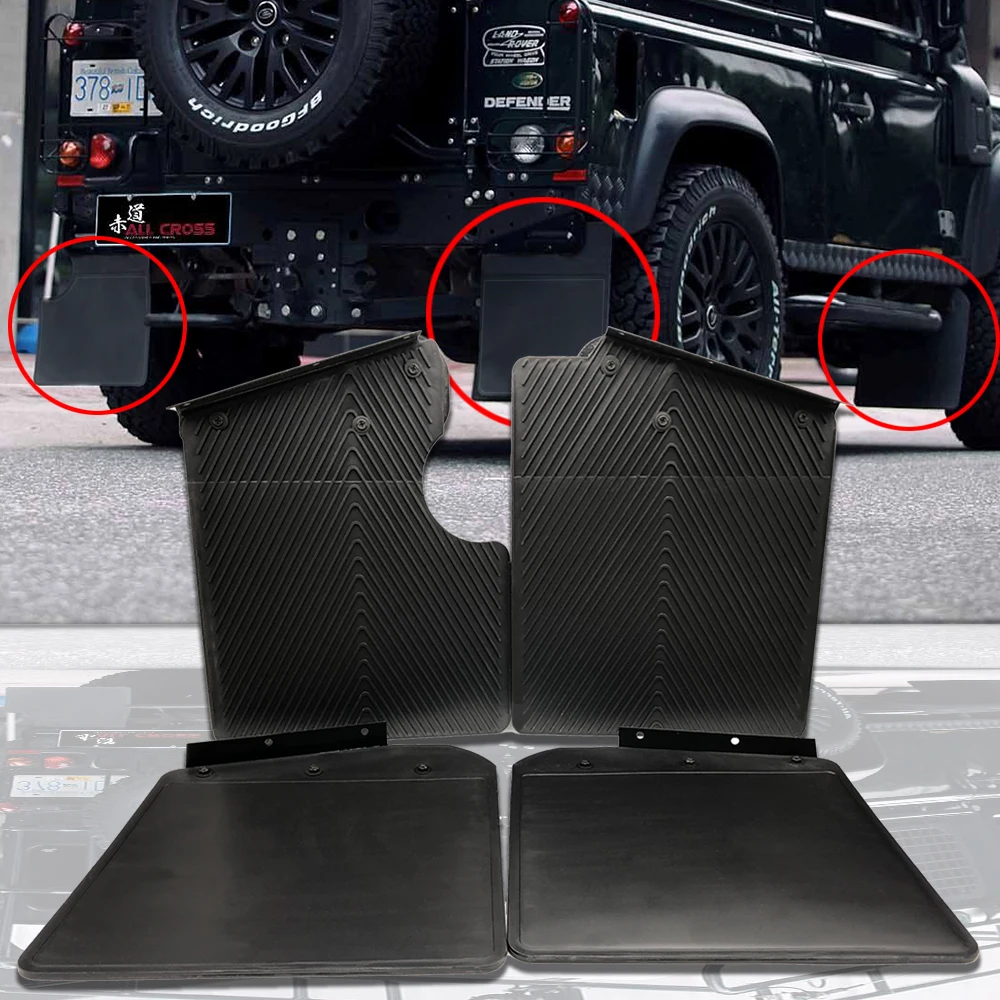 NEW-Mud-Flap-Splash-Guard-Set-For-Land-Rover-Defender-90-3Door-TD5 ...