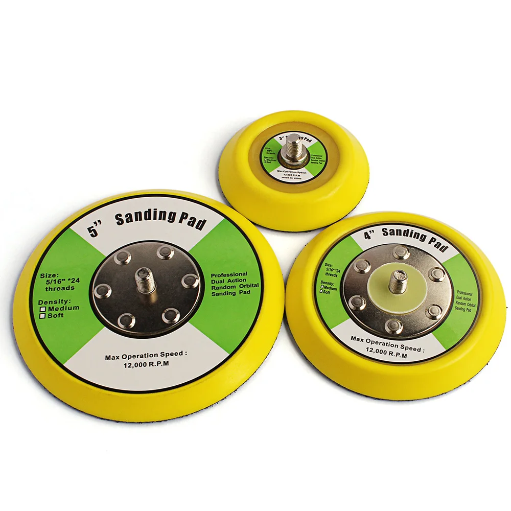 2 Pcs Hook and Loop Backing Pad Sanding Polishing Backer Plate 5/16"24T ...