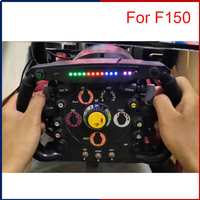 Thrustmaster T300RS/GT 599 TSPC R383/P310 스티어링 휠, Simracing 자동차 게임 PC USB 속도계 조명, 디지털 LED 디스플레이
