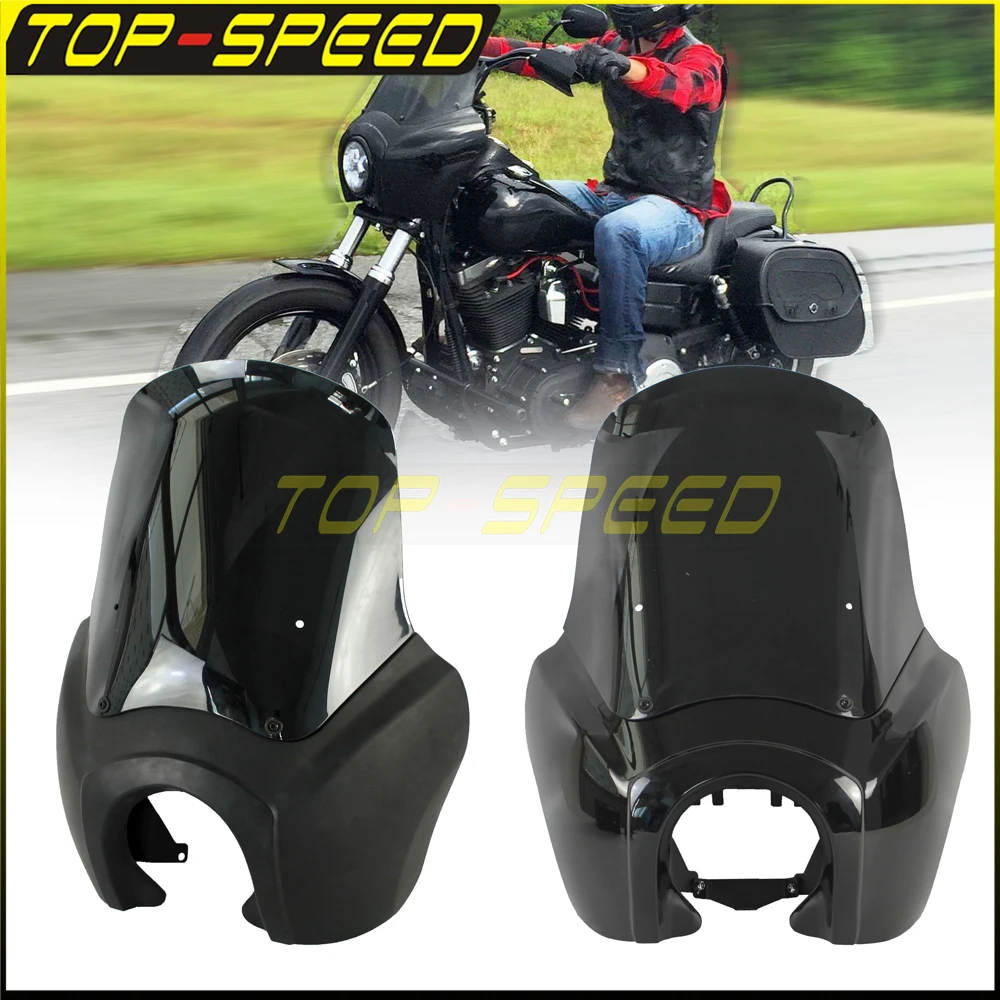 Black-Smoke-Clear-Moto-Cafe-Racer-Farol-Fairing-Front-Light-Mask ...
