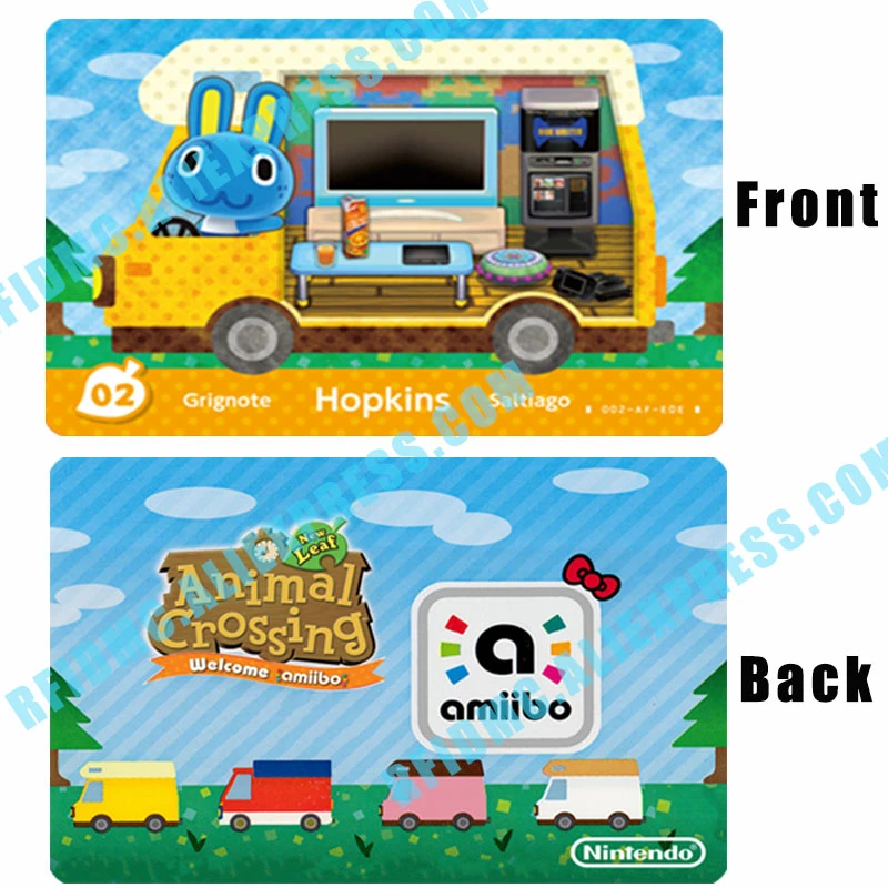 Animal Crossing New Leaf Welcome Amiibo RV card 02 Hopkins - munimoro ...