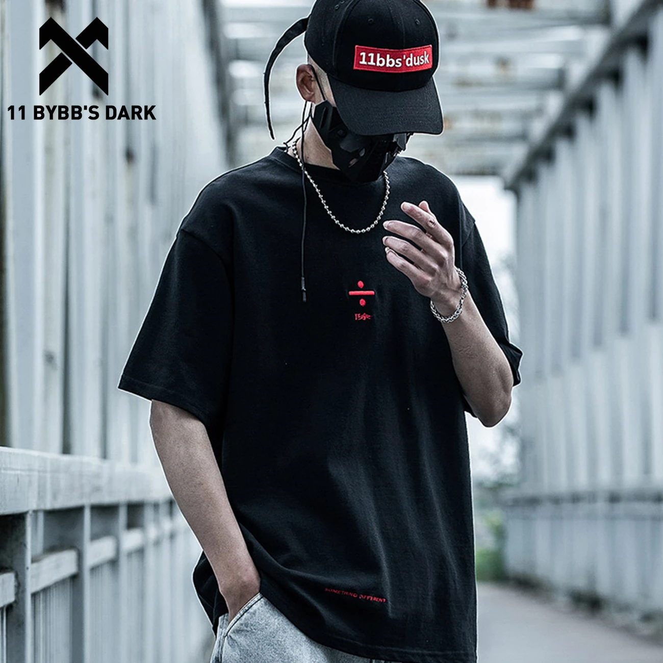 11 BYBB'S DARK Fashion Hip Hop T Shirt Men Oversized Streewear Harajuku ...