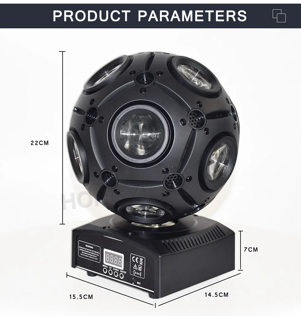 9X12W RGBW 4In1 Led Football Moving Head Light Lyre Beam Dj Disco Ball ...