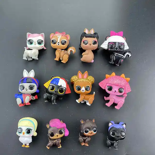 Piece LOL Unicorn Pet For Sister Dolls Unipony Monkey Dog Cat Rabbit 3 ...