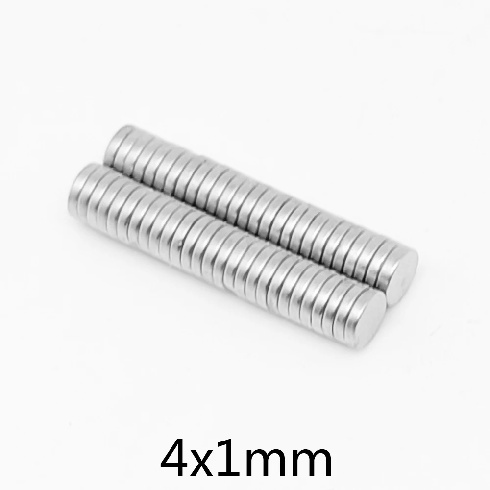50-100-200-500-1000-2000-5000PCS-4x1-Mini-Small-Round-Magnets-N35 ...